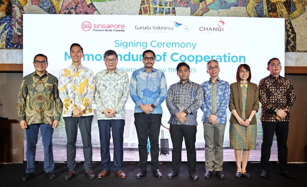 Garuda Indonesia dan Singapura Perkuat Konektivitas Wisatawan